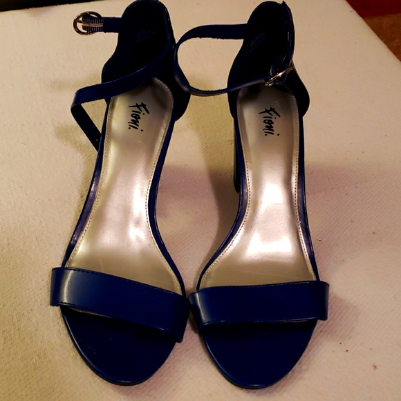 Fiomi | Shoes | Fiomi Blue High Heels | Poshmark